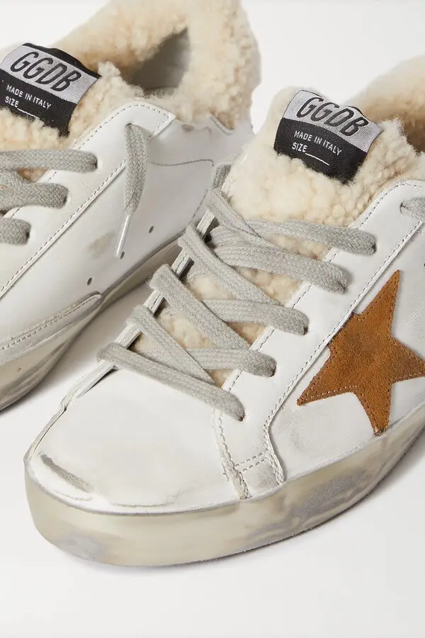 GOLDEN GOOSE Superstar Distressed Sneakers