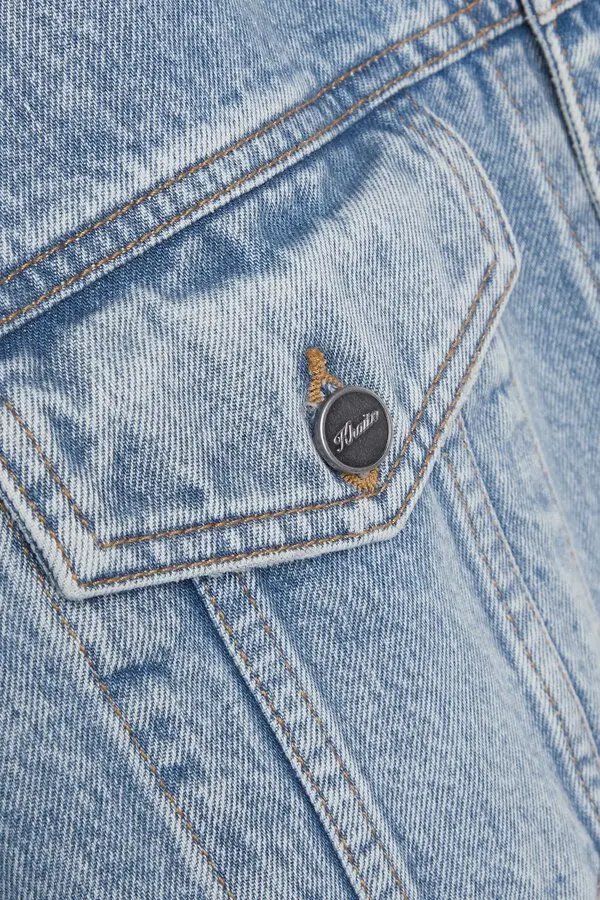 Khaite Grizzo Oversized Denim Trucker Jacket