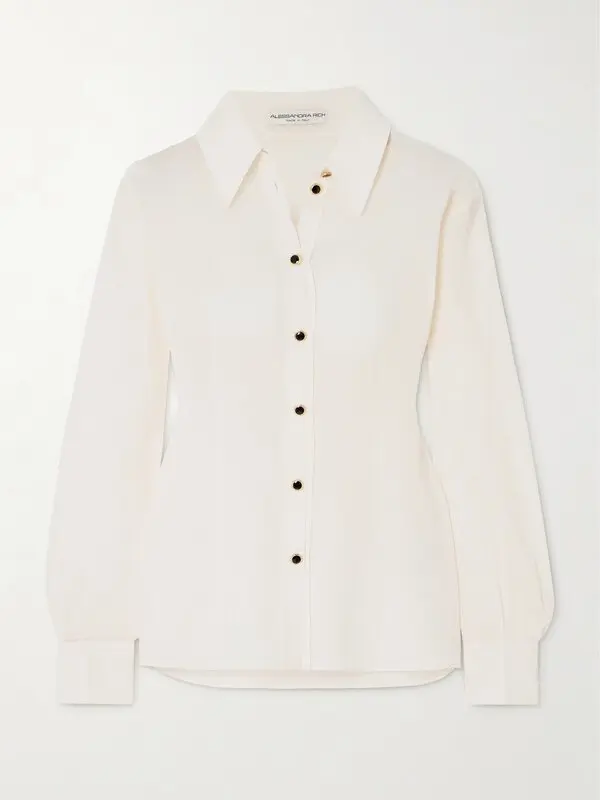 Alessandra Rich Silk-crepe Shirt