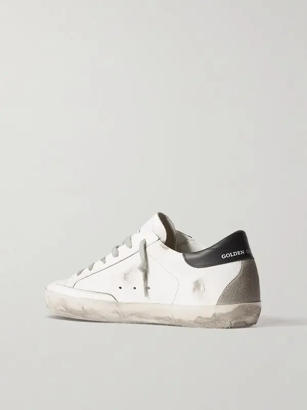 GOLDEN GOOSE Superstar Distressed Leather Sneakers