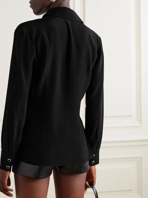 Alessandra Rich Silk-crepe Shirt