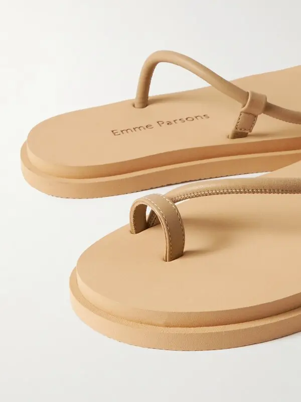 EMME PARSONS Bari Pool Leather Sandals - Neutrals