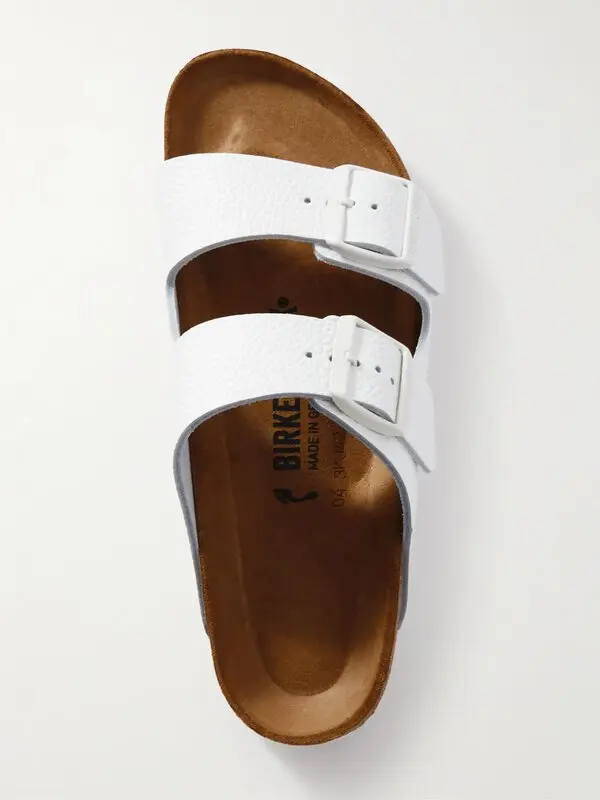 BIRKENSTOCK Arizona Textured-leather Sandals