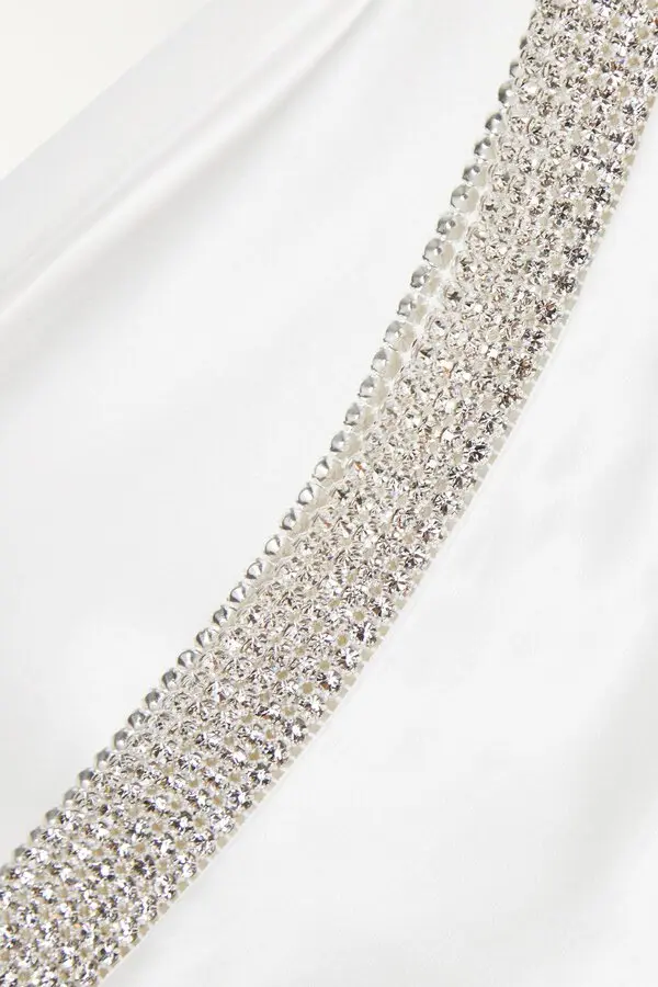Michael Lo Sordo Crystal-embellished Maxi Skirt