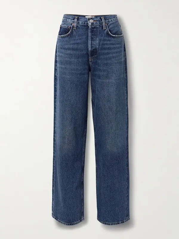 AGOLDE Low Slung Puddle Jeans - Blue