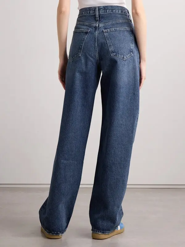 AGOLDE Low Slung Puddle Jeans - Blue
