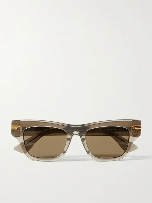 Bottega Veneta Square-frame Sunglasses - Brown