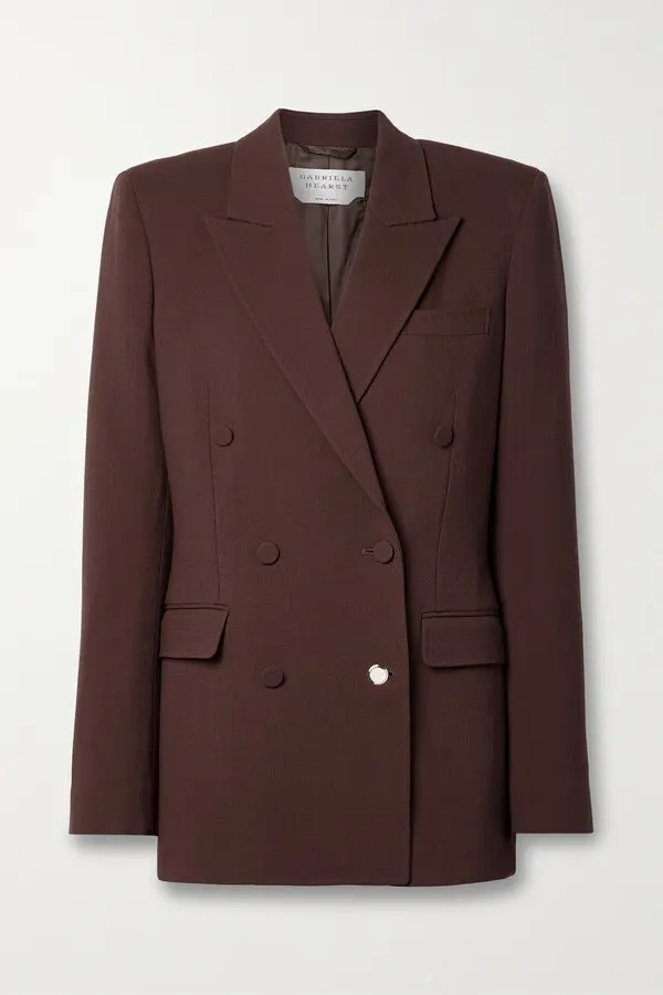 Gabriela Hearst Gavin Wool-crepe Blazer