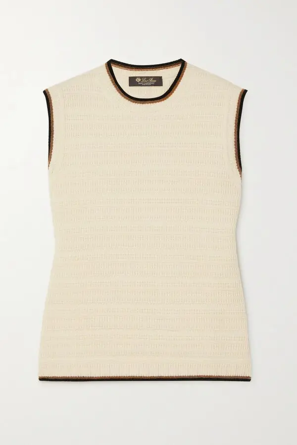 Loro Piana Striped Cashmere Tank