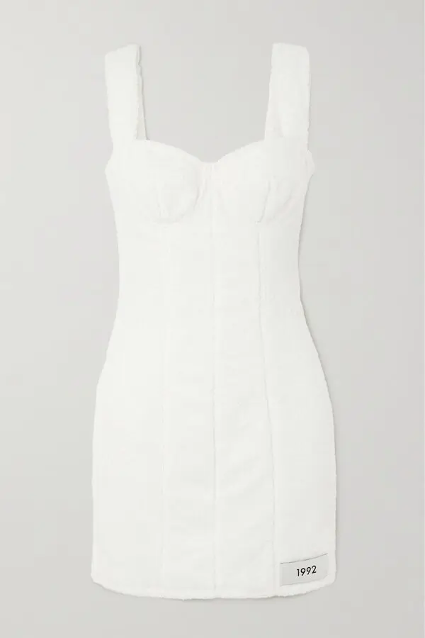 Dolce & Gabbana Cotton-terry Mini Dress