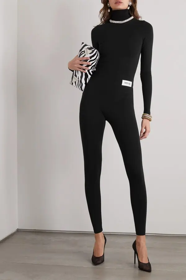 Dolce & Gabbana Stretch-jersey Turtleneck Jumpsuit