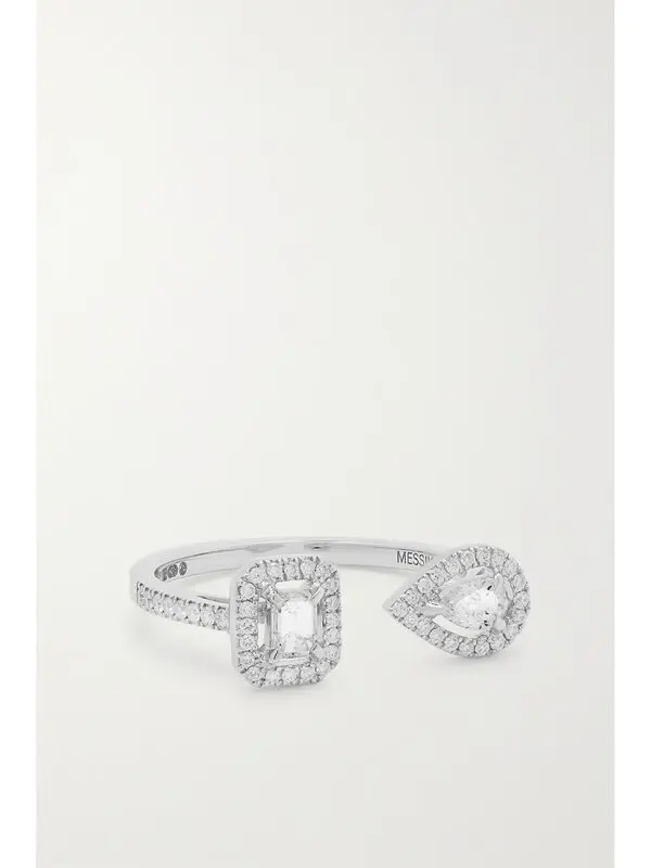 Messika My Twin Toi & Moi 18-karat Diamond Ring - Silver