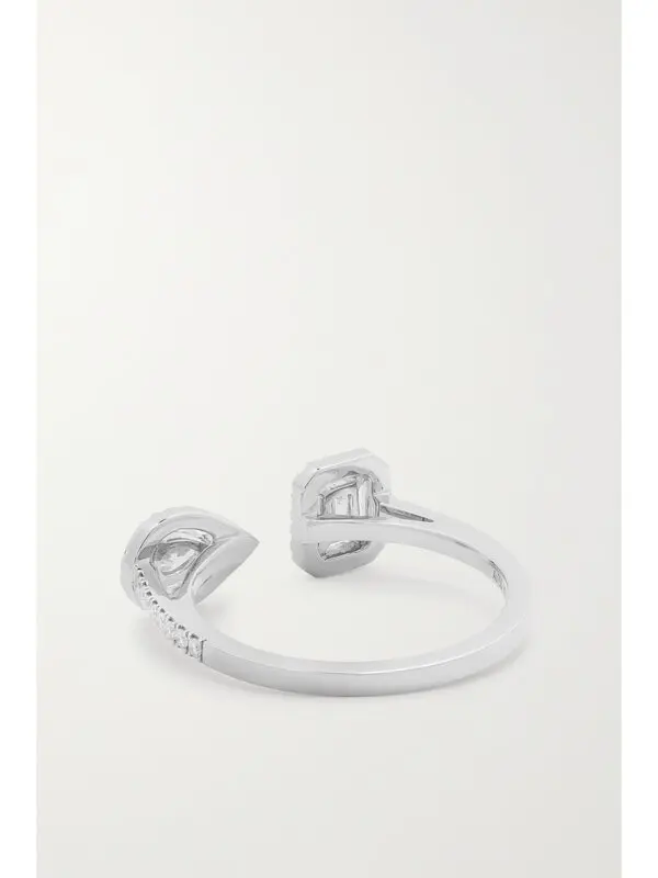 Messika My Twin Toi & Moi 18-karat Diamond Ring - Silver
