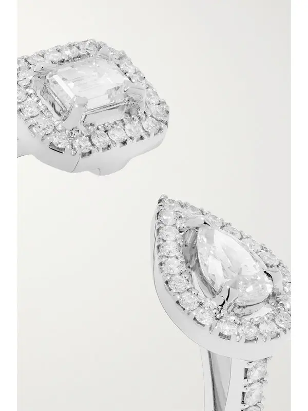 Messika My Twin Toi & Moi 18-karat Diamond Ring - Silver