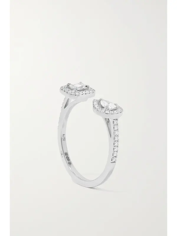 Messika My Twin Toi & Moi 18-karat Diamond Ring - Silver