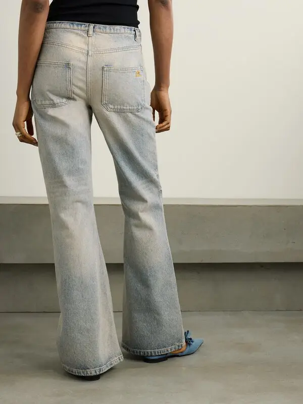 COURREGES Mid-rise Bootcut Jeans