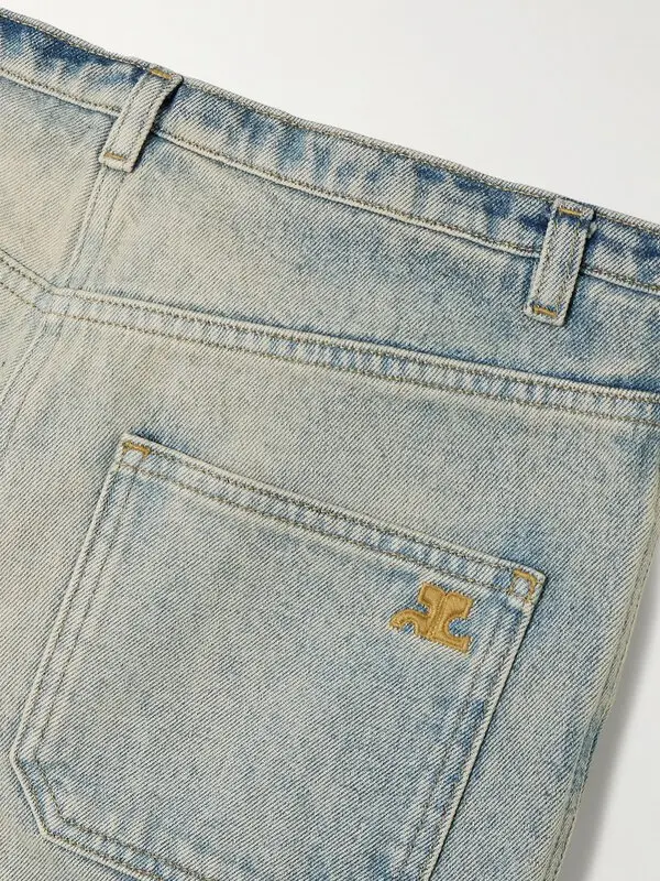 COURREGES Mid-rise Bootcut Jeans