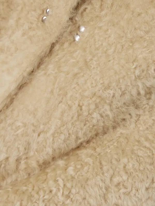 PETAR PETROV Fresh Shearling Cropped Jacket