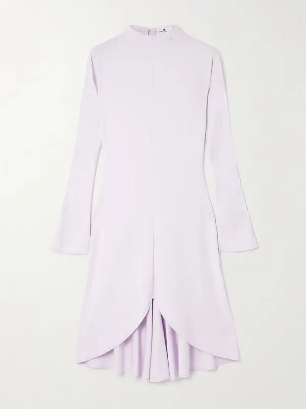 COURREGES Asymmetric Jersey Mini Dress