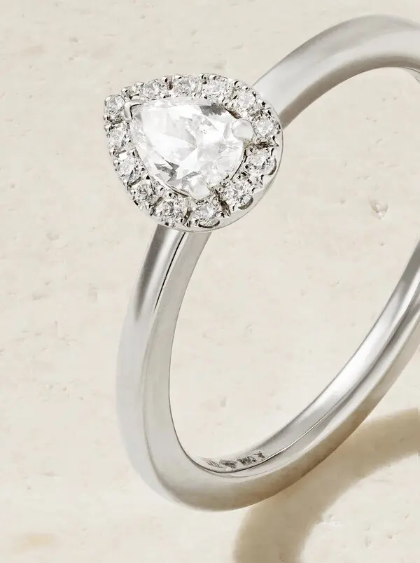 DE BEERS LONDON Aura Platinum Diamond Ring