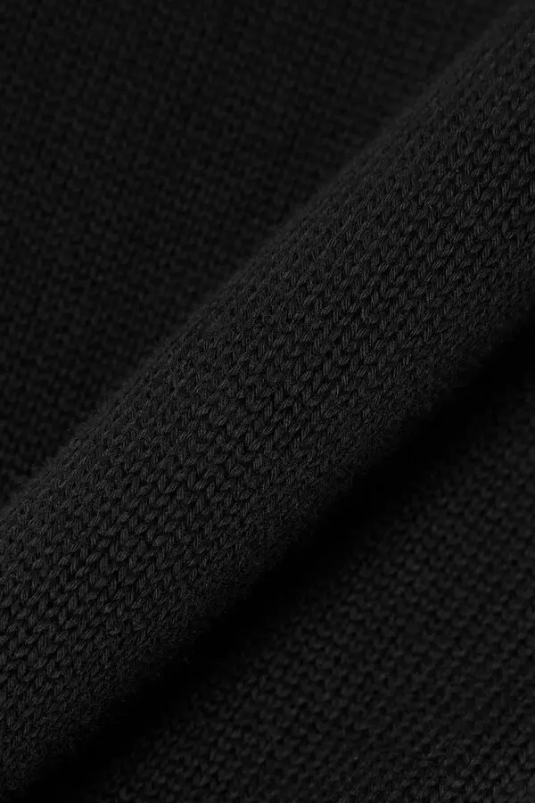 HIGH SPORT Lara Cotton Sweater - Black