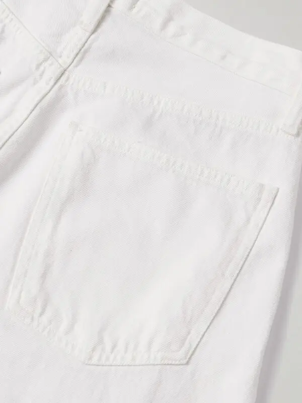 AGOLDE Luna High-rise Barrel-leg Jeans - White