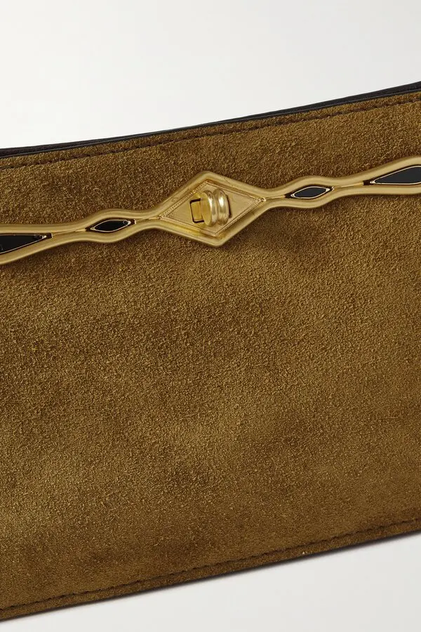 METIER Fernando Jorge Ease Embellished Clutch - Brown