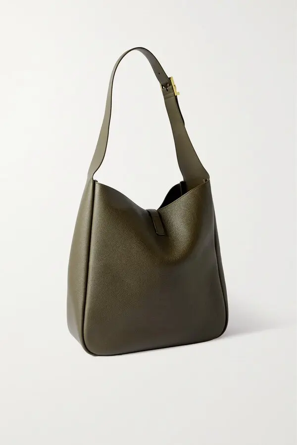 Saint Laurent Le 5 À 7 Supple Large Shoulder Bag - Green