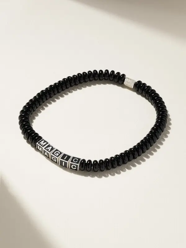 Lauren Rubinski Magic Sterling Silver Necklace - Black