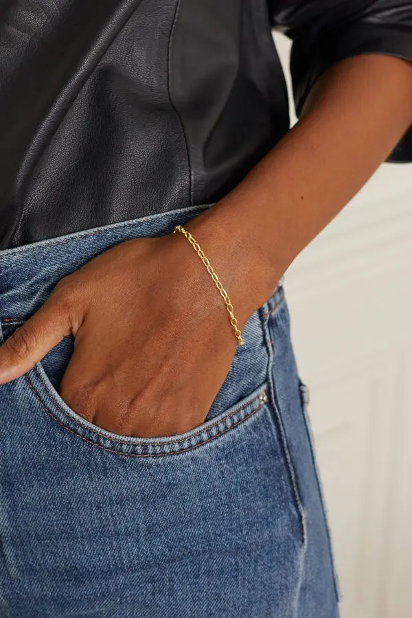 JENNIFER MEYER Edith Small 18-karat Link Bracelet