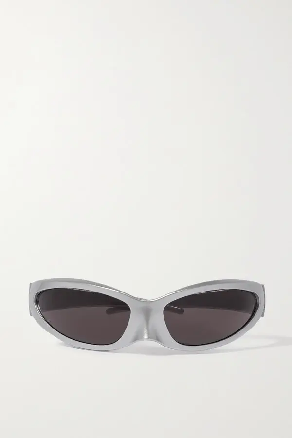 Balenciaga Cat-eye Acetate Sunglasses - Gray