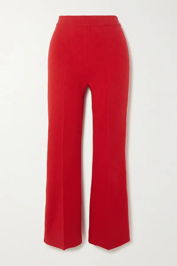 HIGH SPORT Kick Cropped Flared Pants