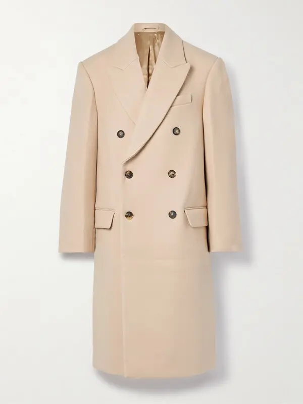 Wardrobe.NYC Hailey Bieber Double-breasted Wool Coat