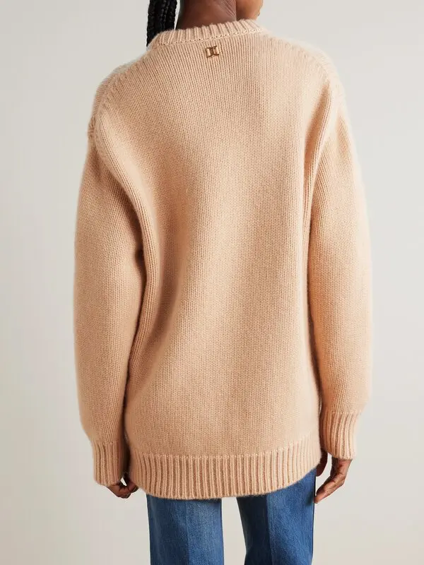 Chloé Cotton And Cashmere-blend Sweater