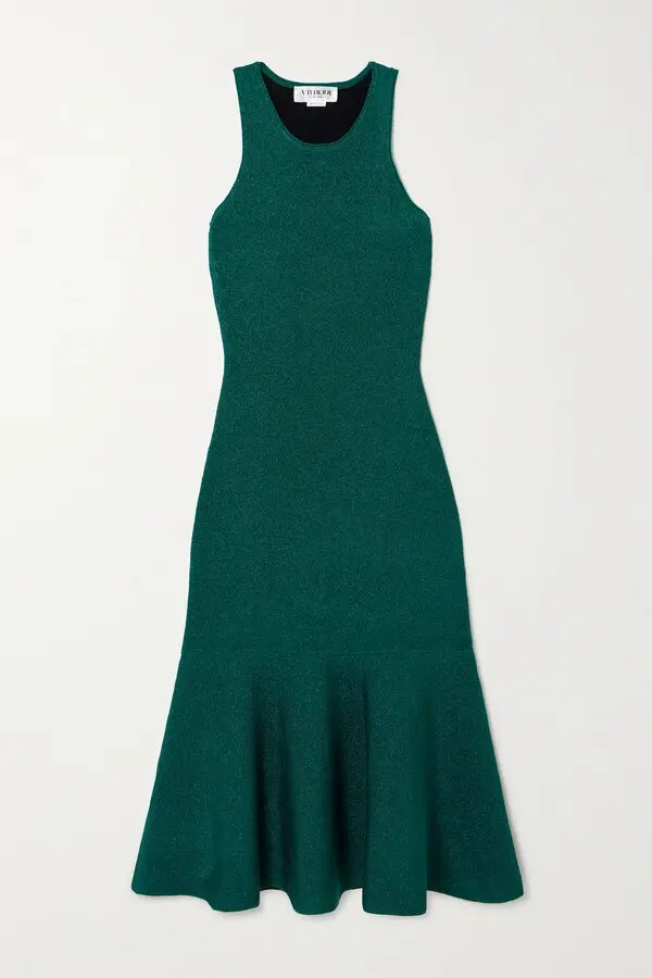Victoria Beckham Lurex Midi Dress