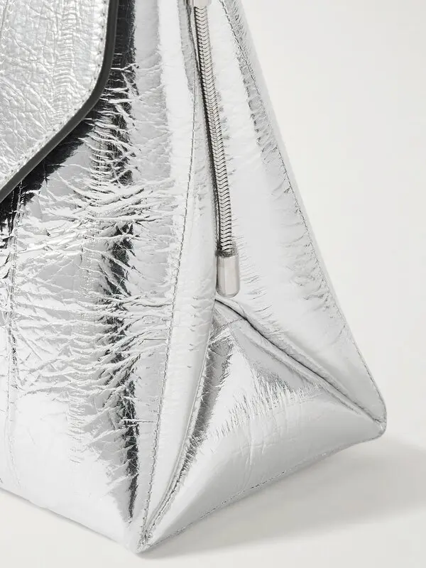 Khaite Bobbi Metallic Eel Shoulder Bag