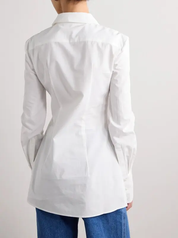 INTERIOR The Freddy Cotton-poplin Shirt