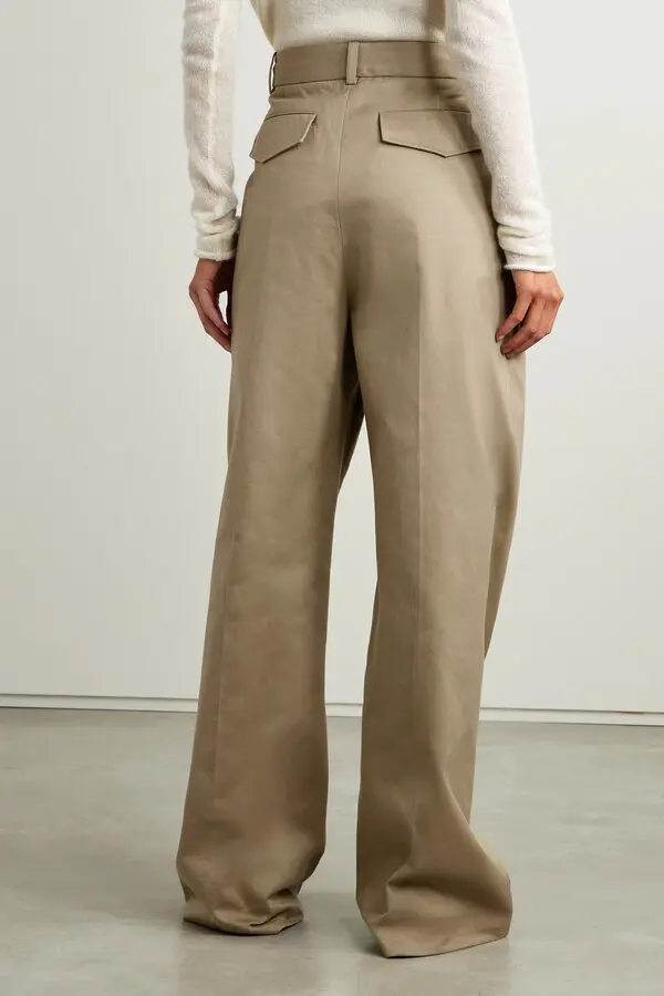 NILI LOTAN Johan Cotton-twill Pants