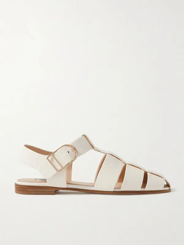 Gabriela Hearst Lynn Leather Sandals - Neutrals