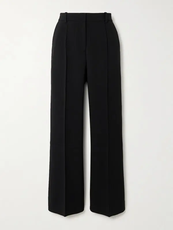 Victoria Beckham Cropped Bootcut Crepe Pants