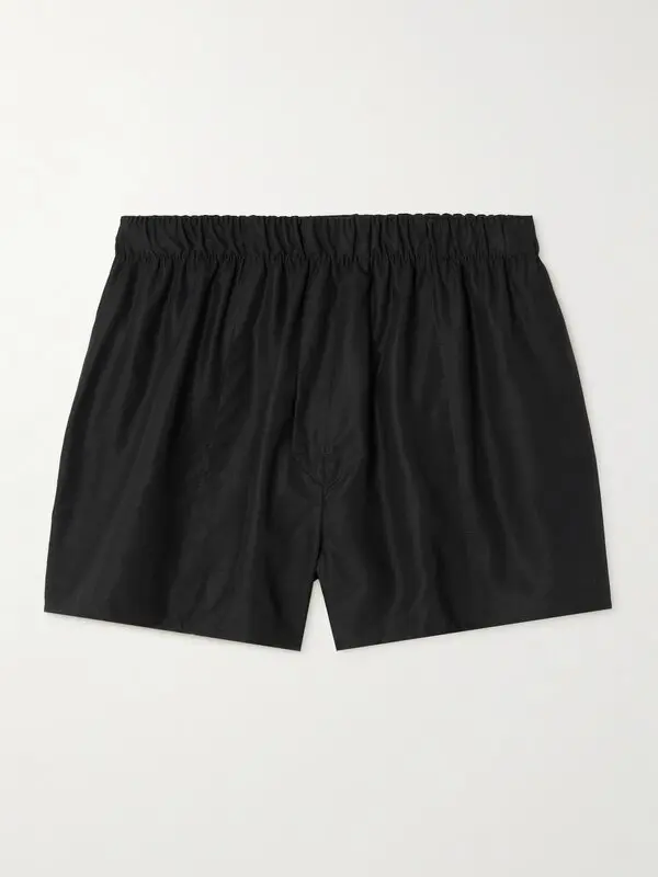 CDLP Tencel™ Lyocell Pajama Shorts - Black