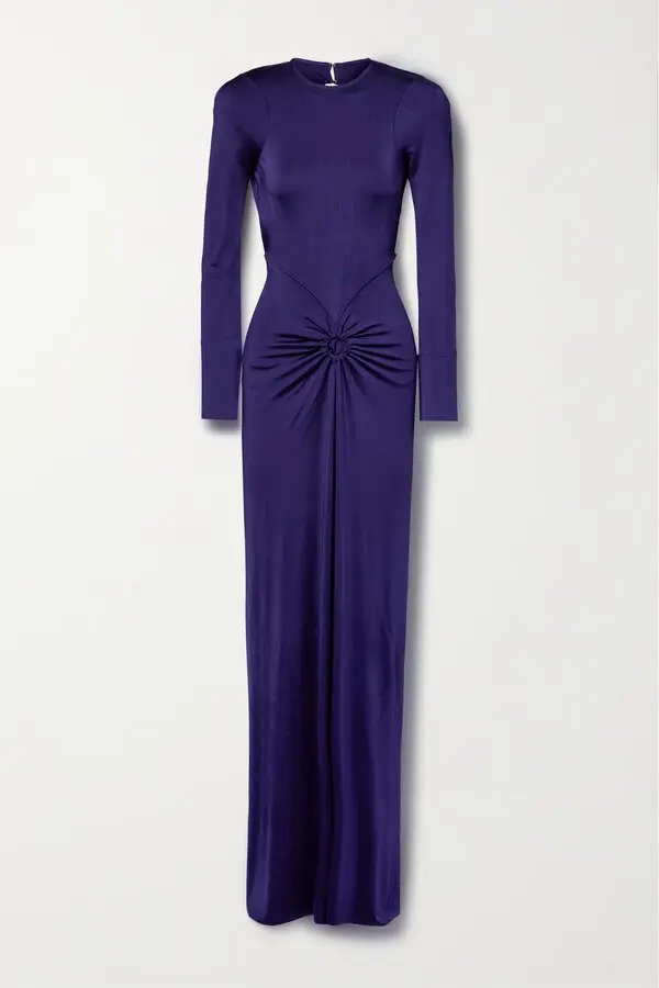Victoria Beckham Open-back Gathered Gown