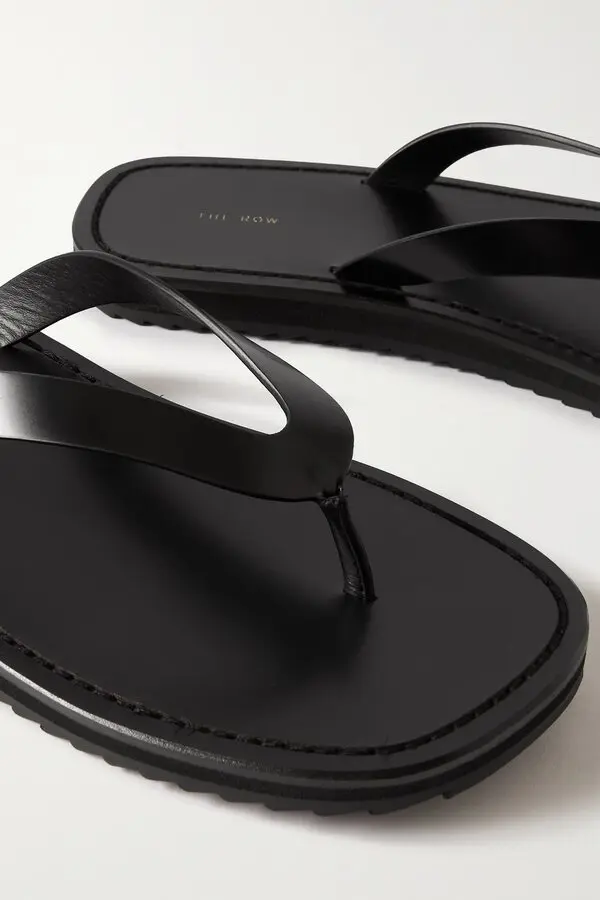 THE ROW City Leather Flip Flops