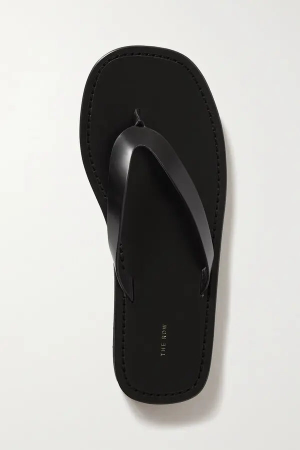 THE ROW City Leather Flip Flops