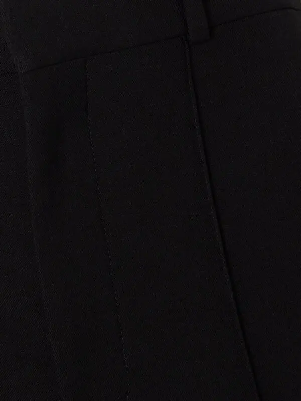 Chloé Wool-gabardine Flared Pants