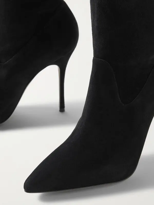 Manolo Blahnik Pascalarehi 105 Suede Over-the-knee Boots