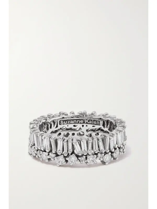 SUZANNE KALAN 18-karat Diamond Ring - Silver