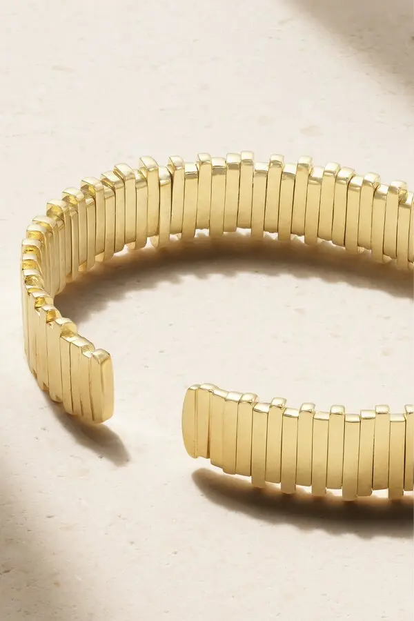 SUZANNE KALAN 18-karat Emerald Bangle - Gold