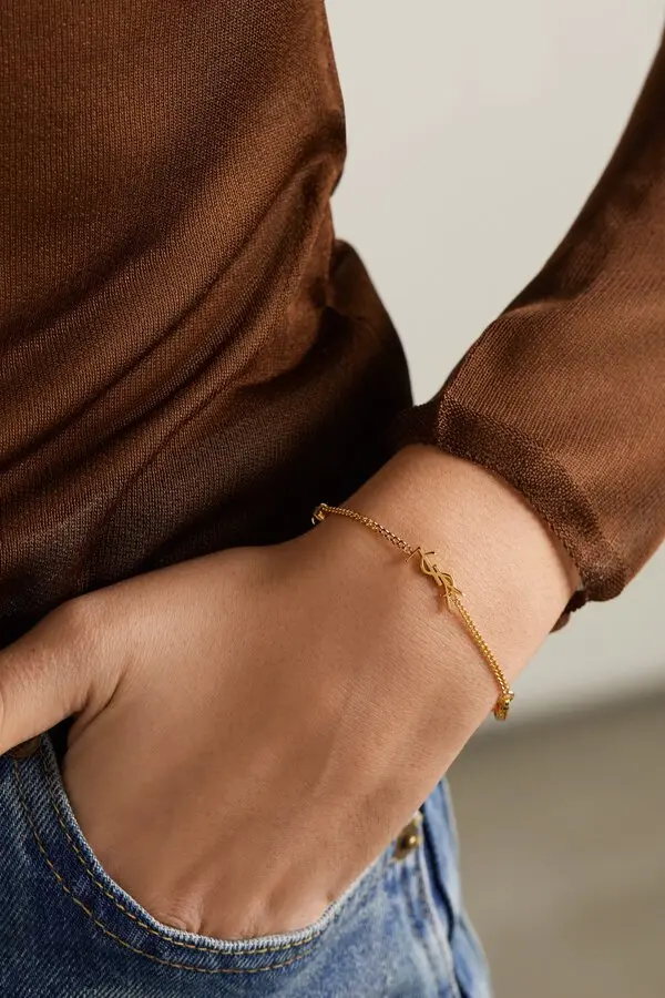 Saint Laurent Crystal-embellished Bracelet