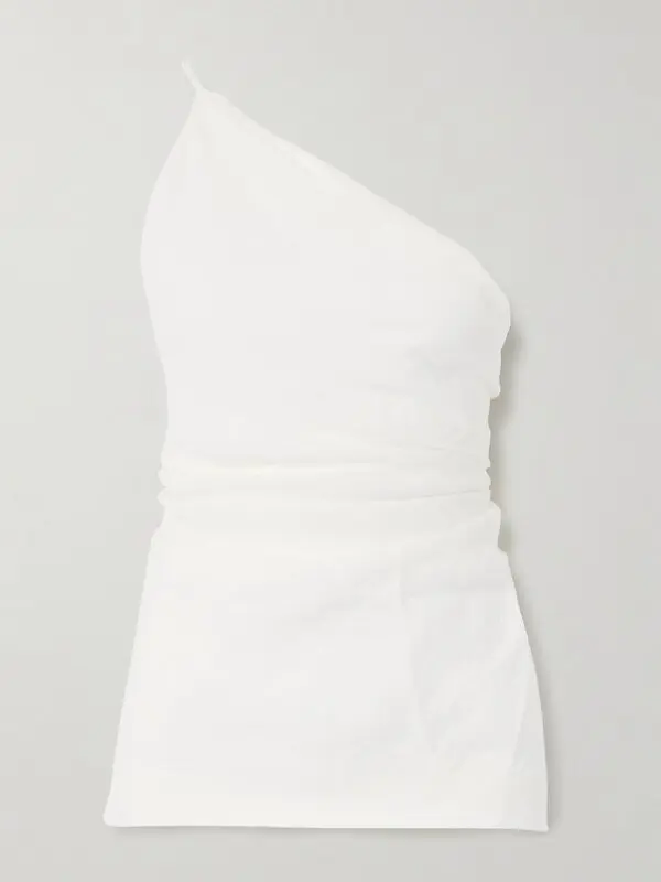 Tove Petra One-shoulder Linen Top
